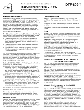 Fillable Online tax ny Form DTF-602-I - tax ny Fax Email Print - pdfFiller