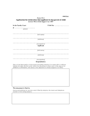 Fillable Online justice govt Form CS 4 - justice govt Fax Email Print - pdfFiller