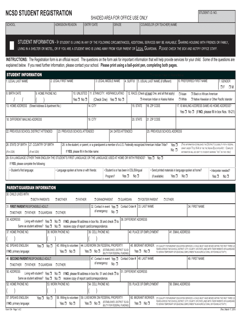 Fillable Online nclack k12 or ADMISSION REASON - nclack k12 or Fax ...