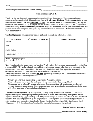 Fillable Online PJAS Application.pdf - mrmahmood Fax Email Print ...