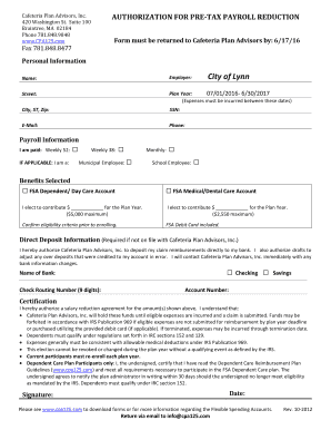 Fillable Online (FSA) Authorization Form Fax Email Print - pdfFiller
