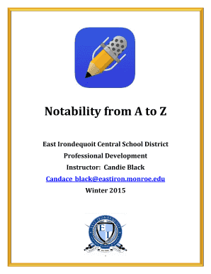 Fillable Online Notability from A to Z Fax Email Print - pdfFiller