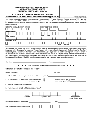 Fillable Online sra state md Form 37 point 37-3 - sra state md Fax ...