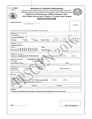 Fillable Online Registration Form - Copy - Copy Fax Email Print - pdfFiller