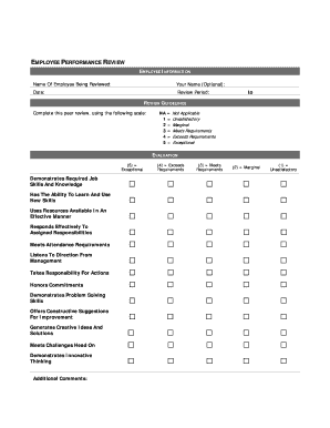 Fillable Online Download Employee Performance Evaluation Forms PDF ... Fax Email Print - pdfFiller