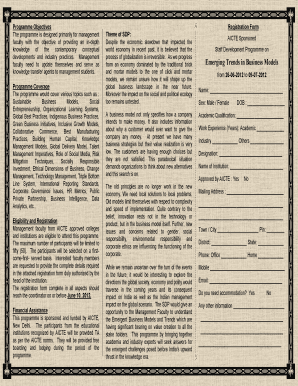 Fillable Online Emerging Trends in Business Models Fax Email Print ...