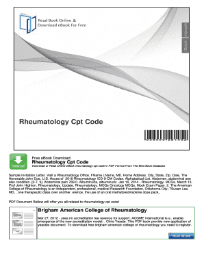 Fillable Online Rheumatology Cpt Code - ursdoc.com Fax Email Print ...
