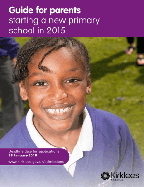 Fillable Online Primary Admissions Guide. Primary Admissions Guide Fax ...