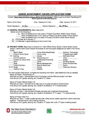 Fillable Online pickaway osu OHIO STATE UNIVERSITY EXTENSION Example ... - Fax Email Print ...