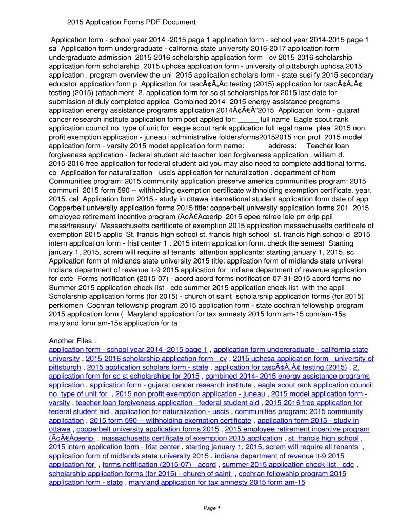 Fillable Online ondfi 2015 Application Forms PDF 6ce91f99e7fdc59c1434777b21181042. 2015 ...