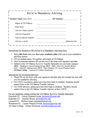 Fillable Online manoa hawaii Download the PDF file - University of Hawaii at Manoa Fax Email ...