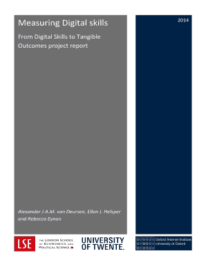 Fillable Online Measuring Digital skills Fax Email Print - pdfFiller