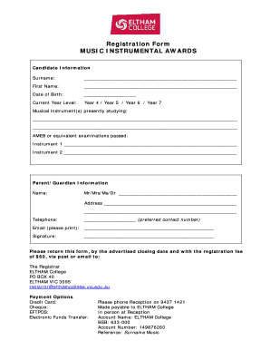 Exhibitor/Vendor Doc Template | pdfFiller