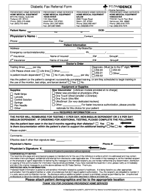 Fillable Online oregon providence Diabetic Fax Referral Form - oregon.providence.org - oregon ...