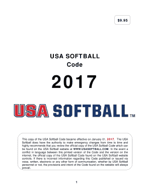 Fillable Online USA SOFTBALL Fax Email Print - pdfFiller