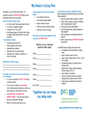Fillable Online My Baby s Crying Plan - rockford.medicine.uic.edu Fax ...