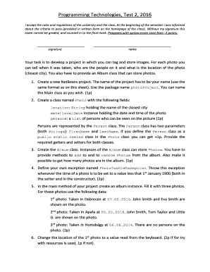 Fillable Online I accept the rules and regulations of the university and the class Fax Email ...