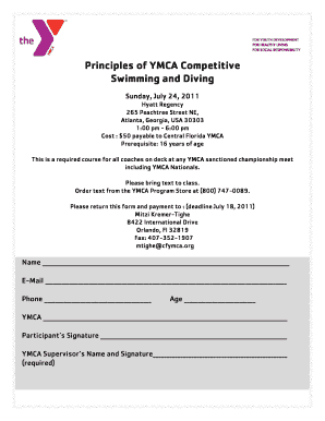 Fillable Online ymca ymcaswimminganddiving 2011 LCYN Principles ...