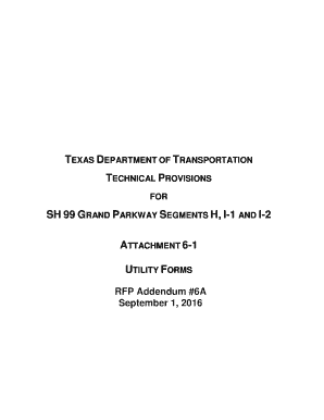 Fillable Online ftp dot state tx SH 99 Grand Parkway Project - Request ...