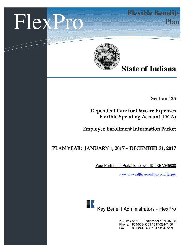 Fillable Online secure in FlexPro Flexible Benefits - secure.in.gov - secure in Fax Email Print ...