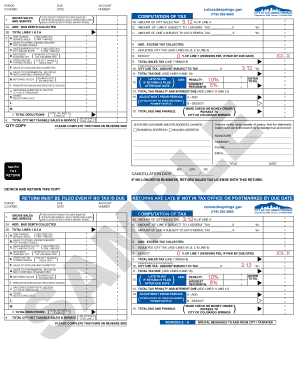Fillable Online TOTAL RECEIPTS FROM CITY ACTIVITIES MUST BE Fax Email ...