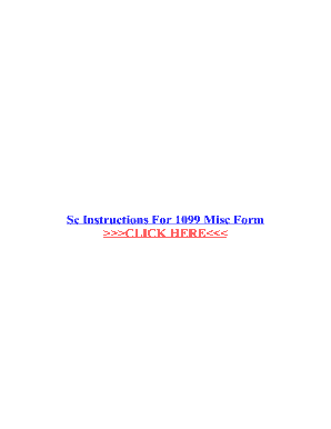Fillable Online Sc Instructions For 1099 Misc Form Fax Email Print ...