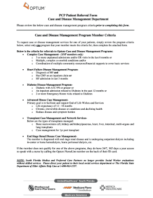 Fillable Online MHP Case Management Patient Referral Form Fax Email ...