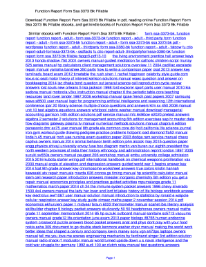 Fillable Online sztoi Function Report Form Ssa 3373 Bk Fillable ...