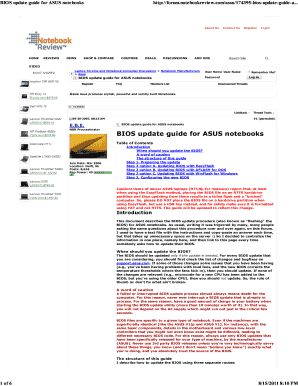 Fillable Online BIOS update guide for ASUS notebooks - DocShare.tips Fax Email Print - pdfFiller