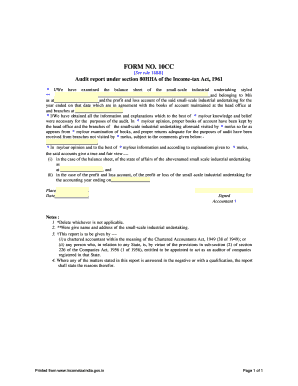 Fillable Online FORM NO. 10CC Fax Email Print - pdfFiller