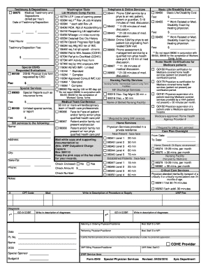 Fillable Online depts washington Form 249 - depts washington Fax Email ...