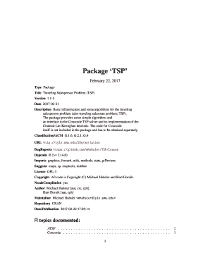 Fillable Online Package TSP Fax Email Print - pdfFiller