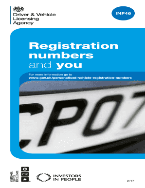 Fillable Online uk/personalised-vehicle-registration-numbers Fax Email ...