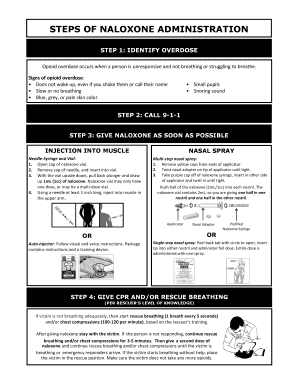 Fillable Online STEPS OF NALOXONE ADMINISTRATION Fax Email Print ...