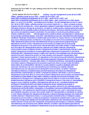 Da Form 5381 - Fill Online, Printable, Fillable, Blank | pdfFiller