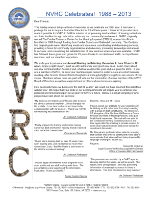 Fillable Online nvrc NVRC Celebrates - nvrc Fax Email Print - pdfFiller