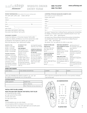Fillable Online safestep 22C/7.6M entry FOrM - safestep.net Fax Email ...