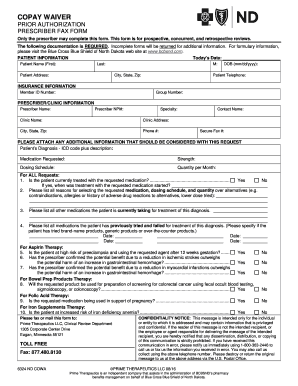 Fillable Online Physician Fax Form - bcbsnd.com Fax Email Print - pdfFiller