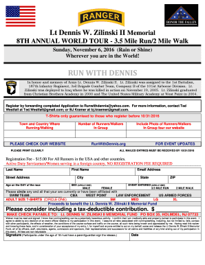 Fillable Online runwithdennis RUN WITH DENNIS - runwithdennis Fax Email ...