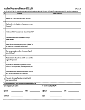 Fillable Online fist2 mmu edu Let s Excel Programme Trimester 3 2013/14 ...