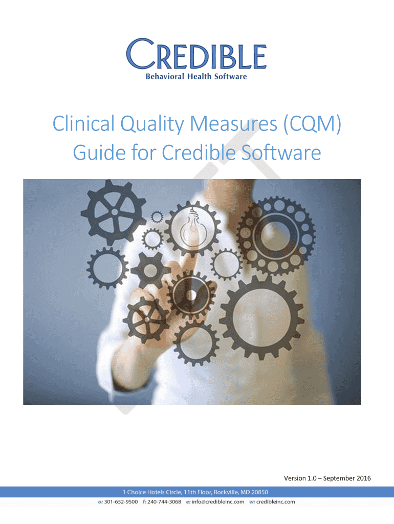 Fillable Online Clinical Quality Measures (CQM) Fax Email Print - pdfFiller