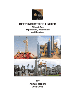 Fillable Online DEEP INDUSTRIES L IMITED Fax Email Print - pdfFiller