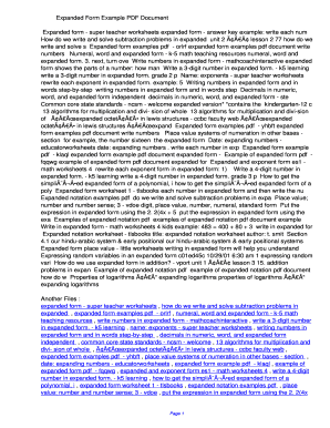 Fillable Online whvnc Expanded Form Example PDF ...