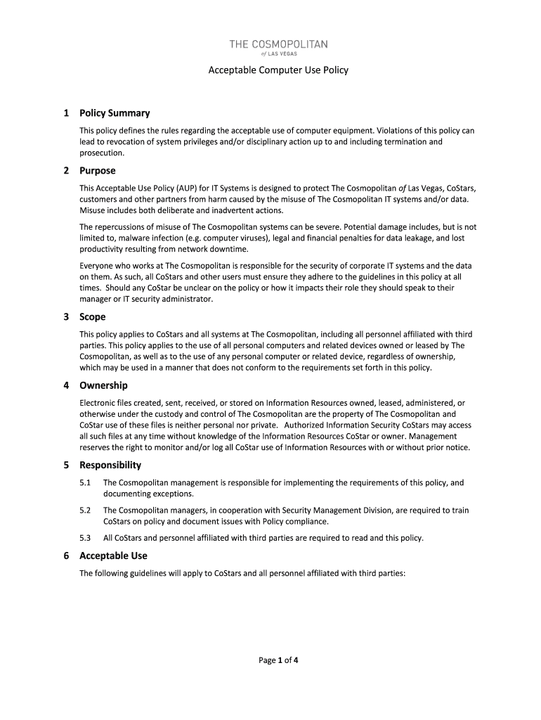 Fillable Online What is acceptable use policy (AUP)? - Definition from ...