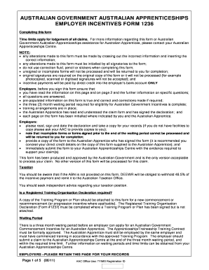 Fillable Online AUSTRALIAN GOVERNMENT AUSTRALIAN Fax Email Print - pdfFiller