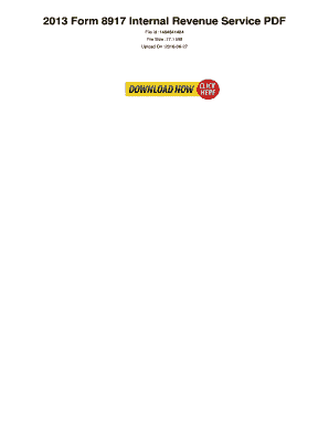 18 Printable form 8917 Templates - Fillable Samples in PDF, Word to ...