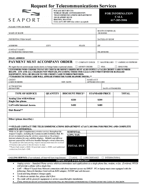 Fillable Online Hall Telecom Form Fax Email Print - pdfFiller
