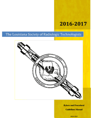 Fillable Online lsrt The Louisiana Society of Radiologic Technologists ...