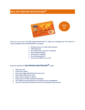 Fillable Online RIA PREPAID MASTERCARD Brochure - pilot.riafinancial ...