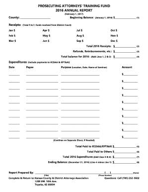 Fillable Online PROSECUTING ATTORNEYS' TRAINING FUND Fax Email Print ...